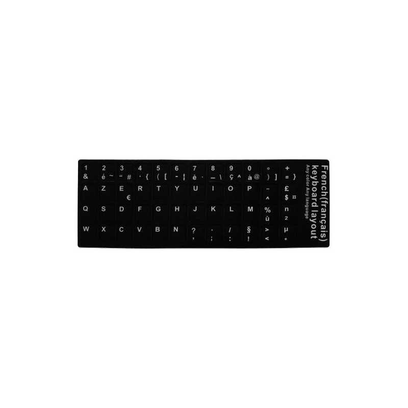 Sticker Clavier AZERTY LW-KBS31 - Boutiques en ligne disponible au ...